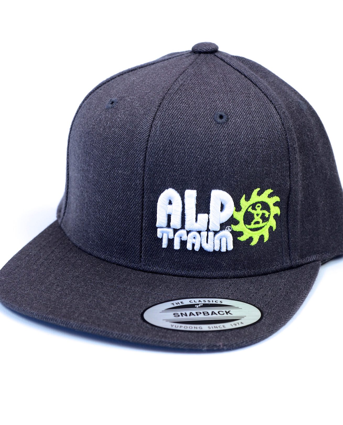 Snapback Cap Straight 3D darkgrey | Alptraum