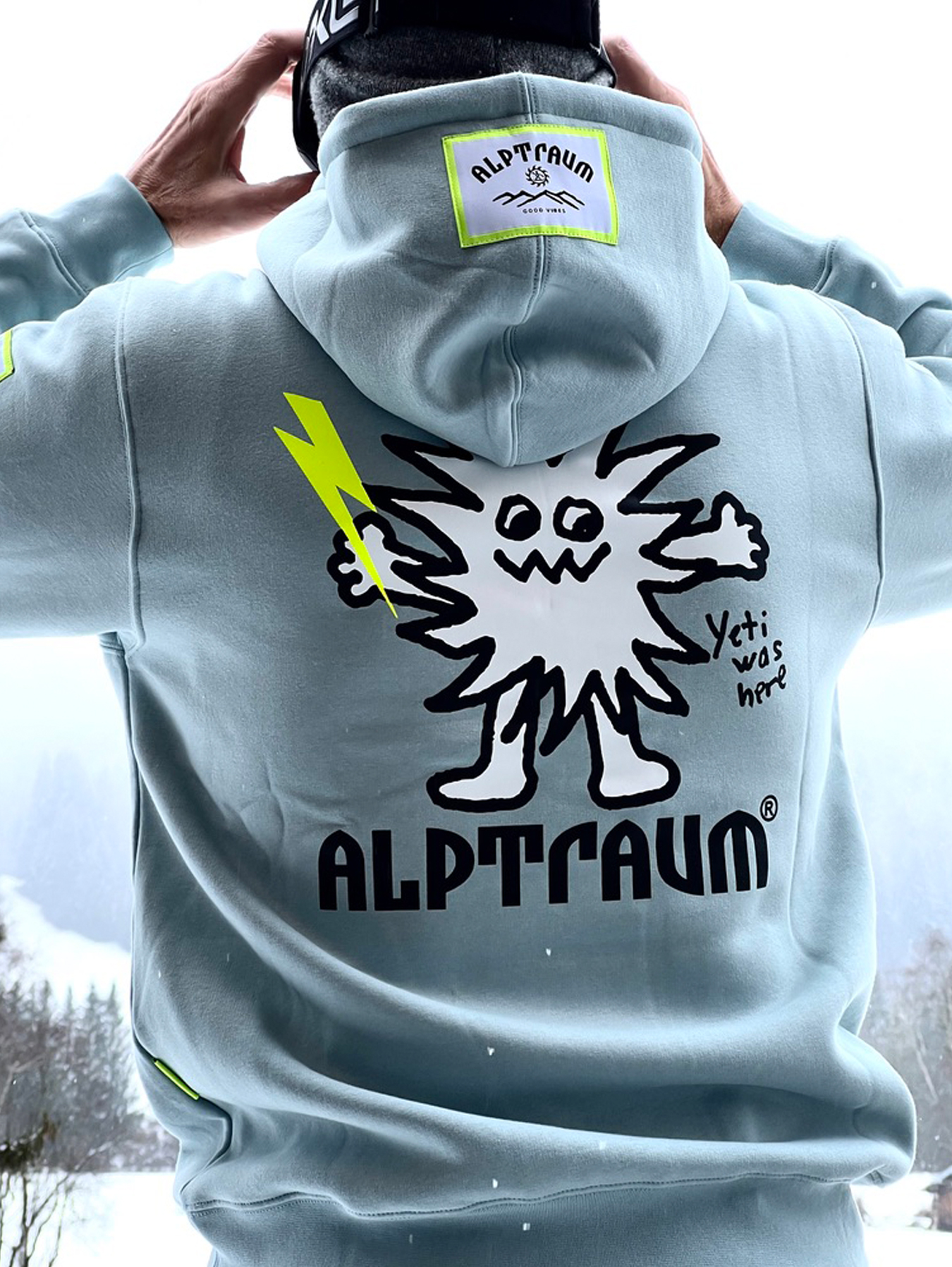 unisex hooded sweat YETI | Alptraum